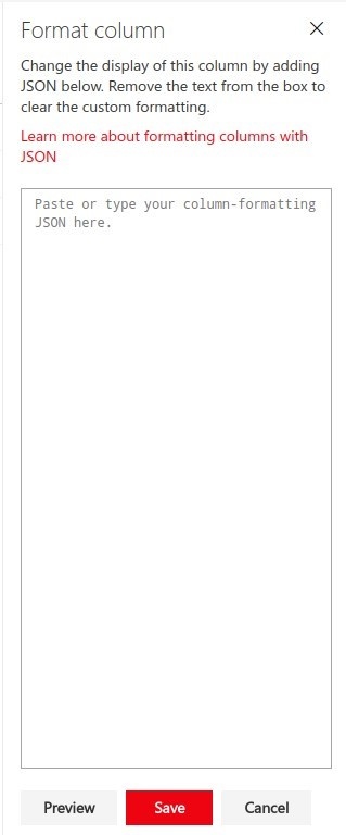 JSON Column Formatting (Part 1)